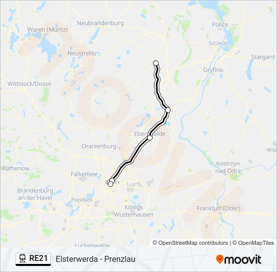 re21 Route: Schedules, Stops & Maps - Berlin Hbf (Tief) (Updated)