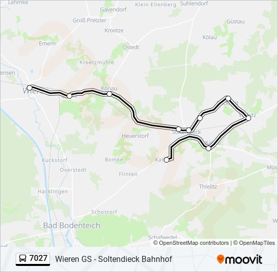 7027 Route: Schedules, Stops & Maps - Wieren (Updated)