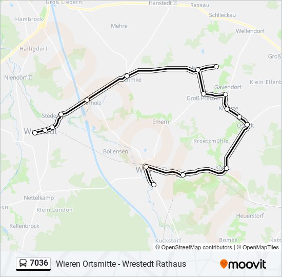 7036 Route: Schedules, Stops & Maps - Wieren (Updated)