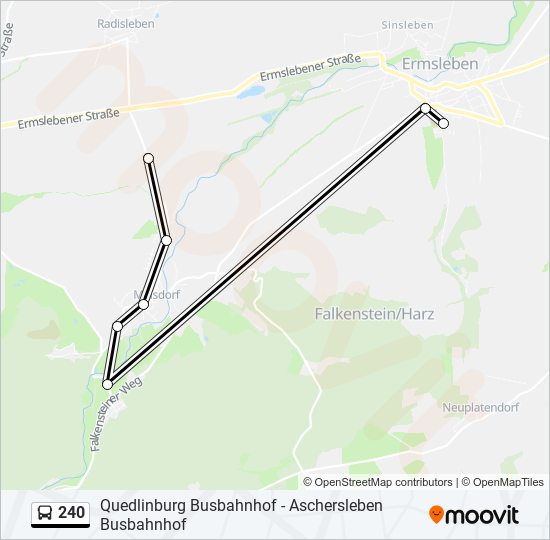 240 Route: Schedules, Stops & Maps - Ermsleben Konradsburger Str (Updated)