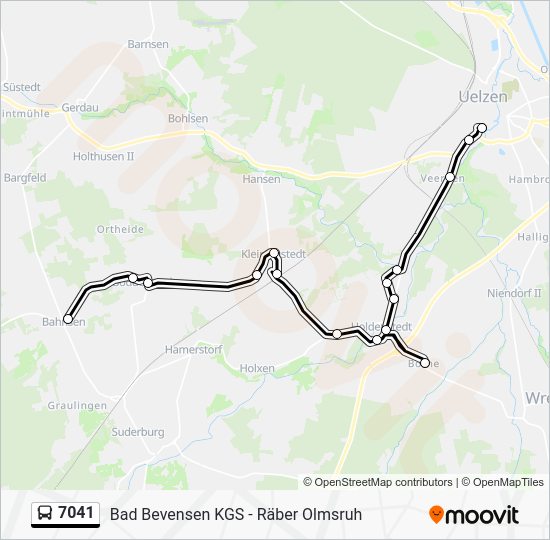 7041 Route: Fahrpläne, Haltestellen & Karten - Bahnsen (Aktualisiert)