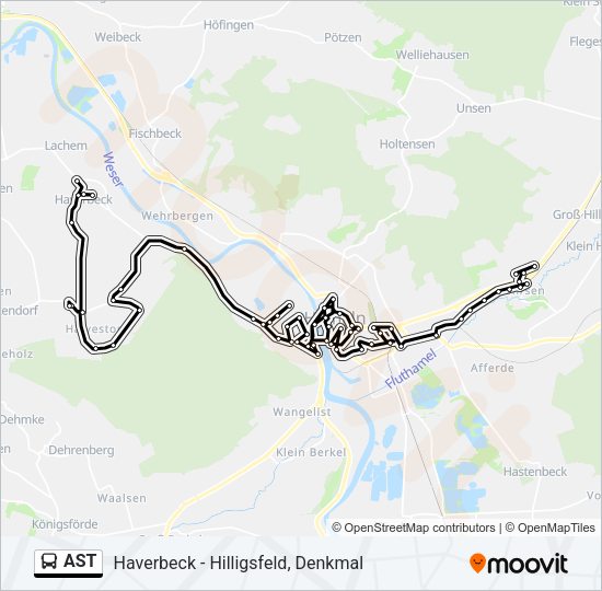 ast Route: Schedules, Stops & Maps - Hameln Robert-Henseling-Straße ...