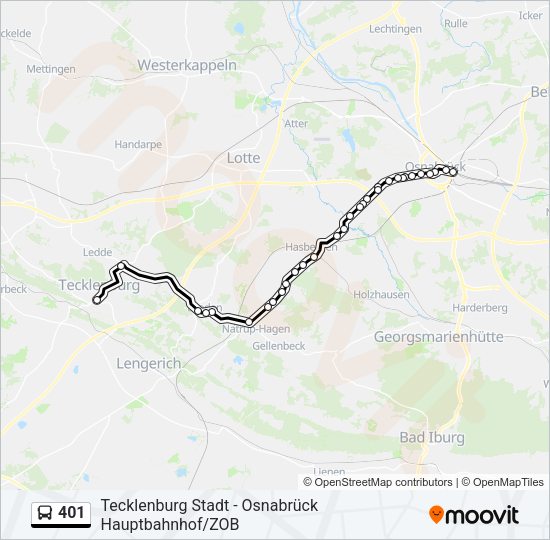 401 Route: Schedules, Stops & Maps - Freizeitbus: Tecklenburg (Updated)
