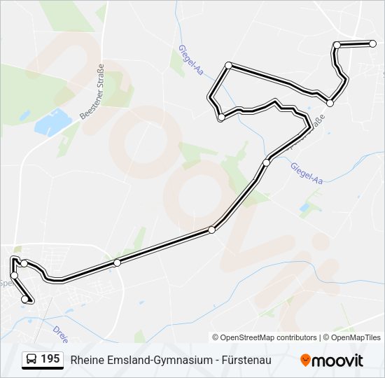 195 Route: Schedules, Stops & Maps - Schapen(Emsld) Rosken (Updated)