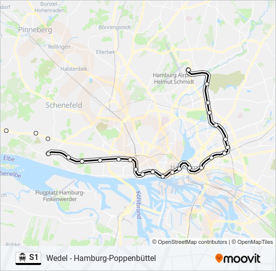 s1 Route: Schedules, Stops & Maps - Hamburg Airport (Updated)