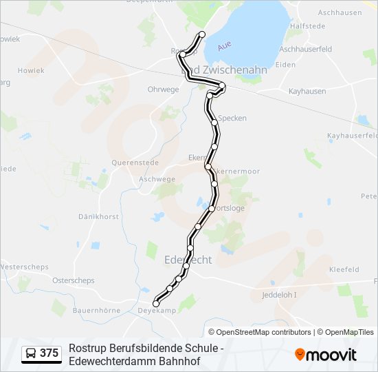 375 Route: Schedules, Stops & Maps - Rostrup Grundschule (Updated)