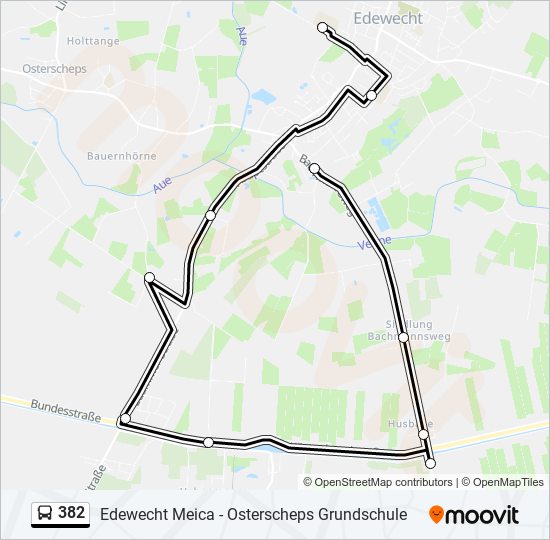 382 Route: Schedules, Stops & Maps - Edewecht Gymnasium (Updated)
