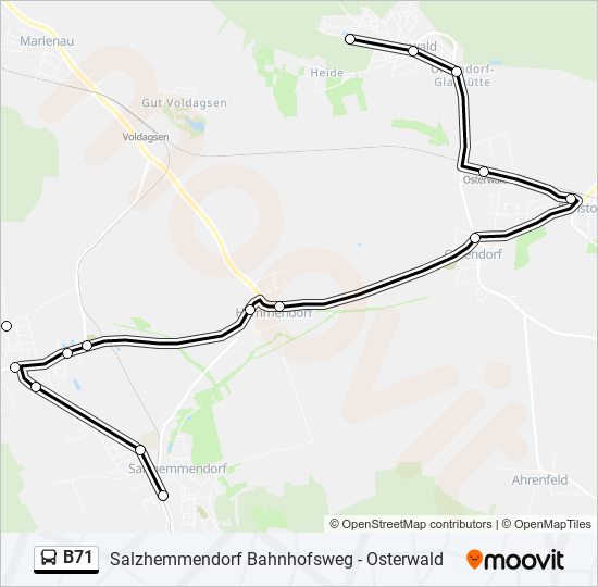 b71 Route: Fahrpläne, Haltestellen & Karten - Salzhemmendorf ...