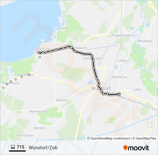 715 Route: Fahrpläne, Haltestellen & Karten - Wunstorf/Zob (Aktualisiert)