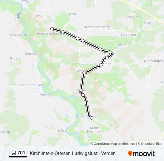 701 Route: Fahrpläne, Haltestellen & Karten - Lohberg Express ...