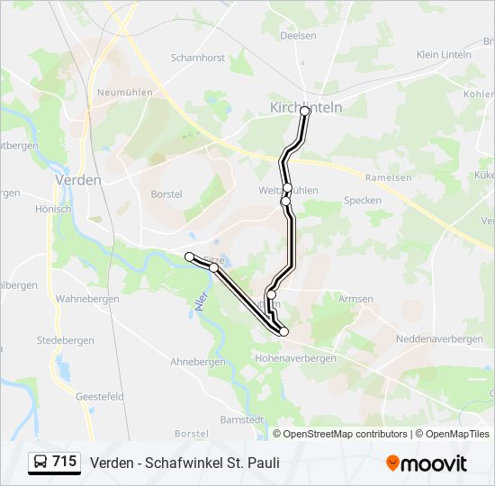 715 Route: Schedules, Stops & Maps - Verden-Eitze (Updated)