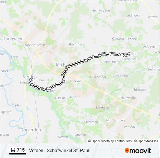 715 Route: Schedules, Stops & Maps - Verden Zob (Updated)