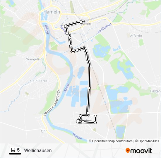 5 Route: Fahrpläne, Haltestellen & Karten - Welliehausen (Aktualisiert)
