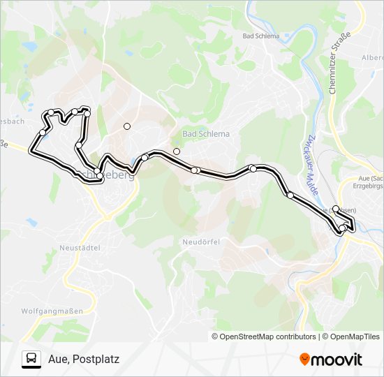 362 Route: Schedules, Stops & Maps - Aue, Postplatz (Updated)
