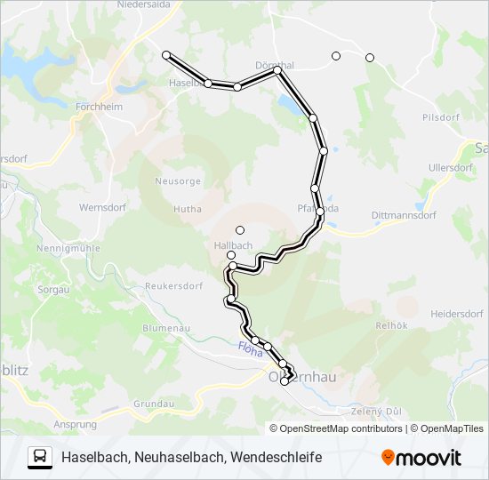 458 Route: Schedules, Stops & Maps - Haselbach, Neuhaselbach ...