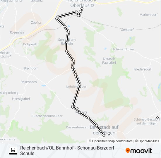 35 Route: Schedules, Stops & Maps - Reichenbach (Ol) Markt (Updated)
