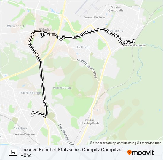 70 Route: Schedules, Stops & Maps - Btf. Trachenberge (Updated)