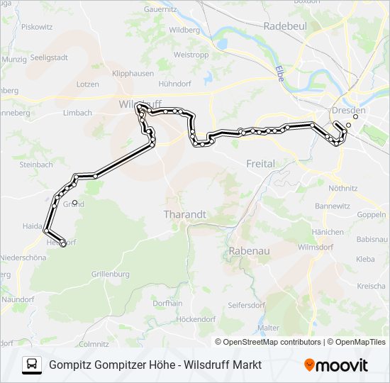 333 Route: Schedules, Stops & Maps - Hetzdorf, Klinik (Updated)