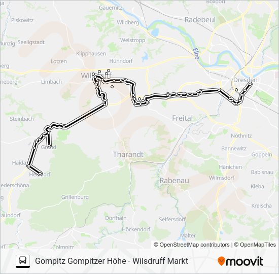 333 Route: Schedules, Stops & Maps - Hetzdorf, Mitte (Updated)