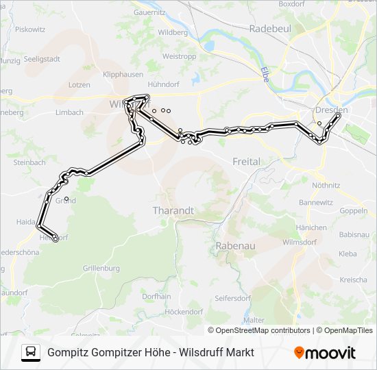333 Route: Schedules, Stops & Maps - Hetzdorf, Klinik (Updated)