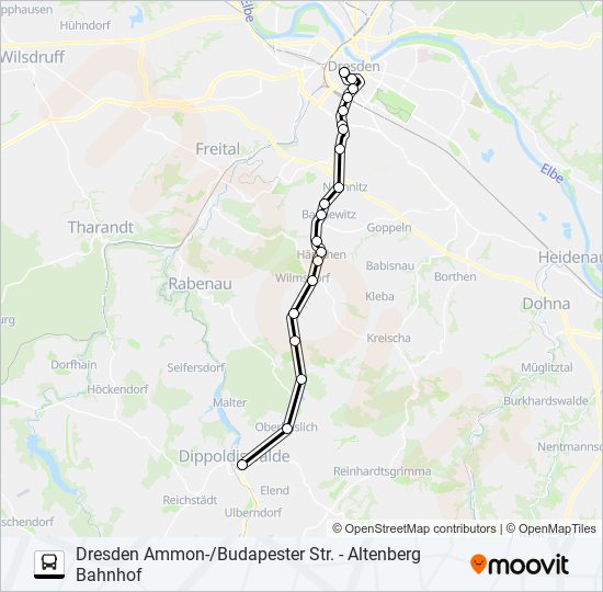 360 Route: Schedules, Stops & Maps - Dresden Postplatz (Updated)
