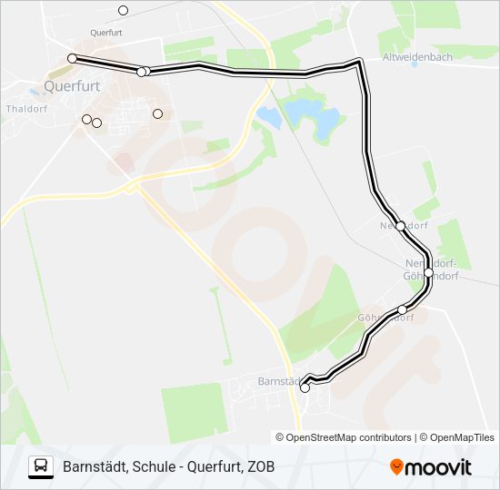 701 Route: Schedules, Stops & Maps - Querfurt (Updated)