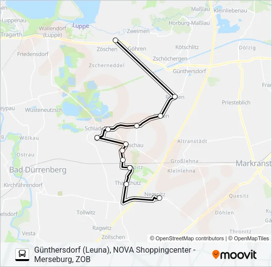 737 Route: Schedules, Stops & Maps - Zöschen (Updated)