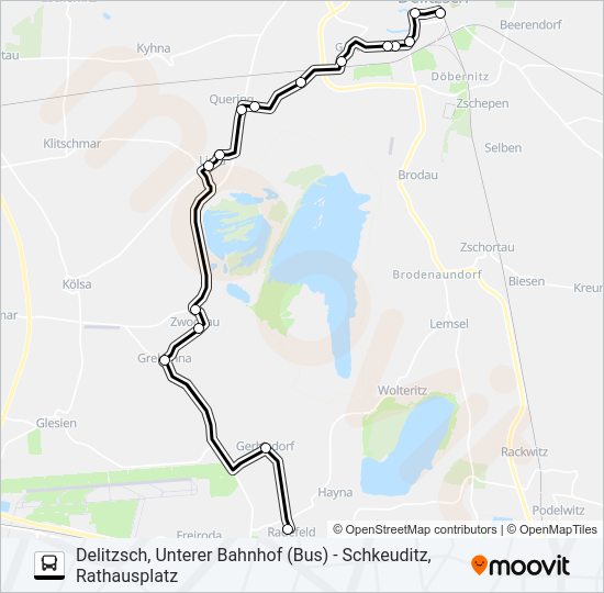 217 Route: Schedules, Stops & Maps - Radefeld (Updated)