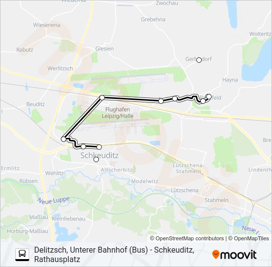 217 Route: Schedules, Stops & Maps - Schkeuditz, Bahnhof (Updated)