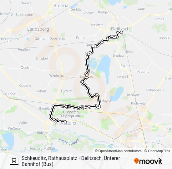 217 Route: Schedules, Stops & Maps - Schkeuditz, S-Bahnhof (Bus) (Updated)