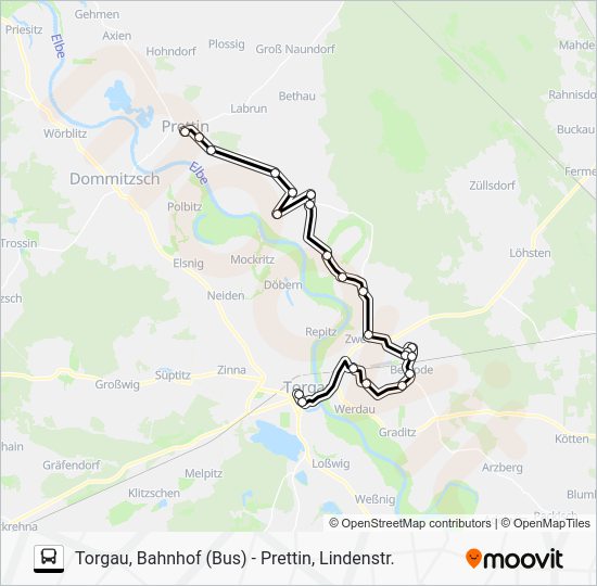 751 Route: Schedules, Stops & Maps - Torgau, Friedrichplatz (Updated)