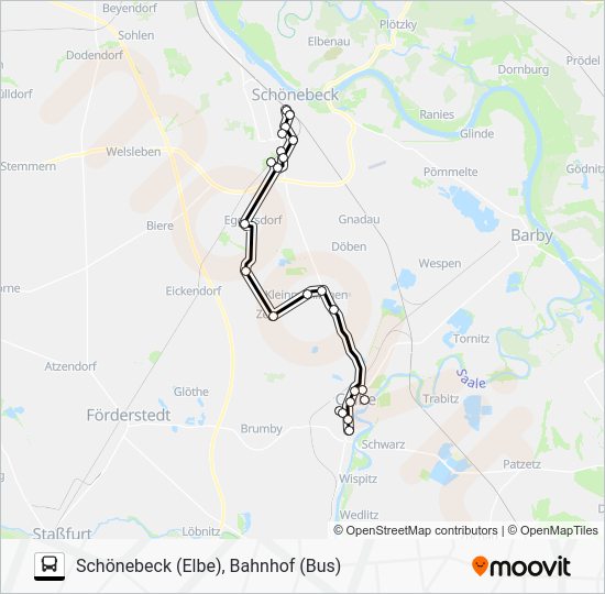 139 Route: Fahrpläne, Haltestellen & Karten - Schönebeck (Elbe ...