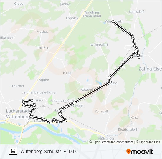 357 Route: Schedules, Stops & Maps - Wittenberg Schulstr- Pl.D.D. (Updated)