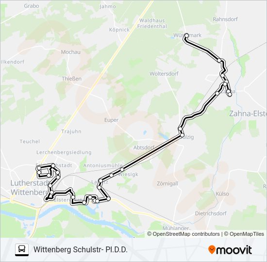 357 Route: Schedules, Stops & Maps - Wittenberg Schulstr- Pl.D.D. (Updated)