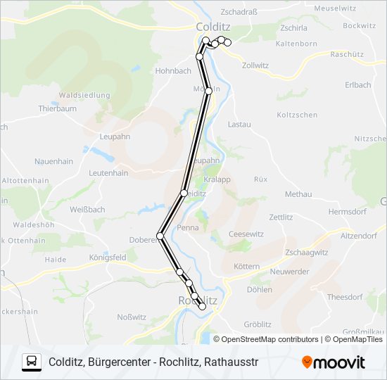 620 Route: Schedules, Stops & Maps - Rochlitz, Rathausstr. (Updated)