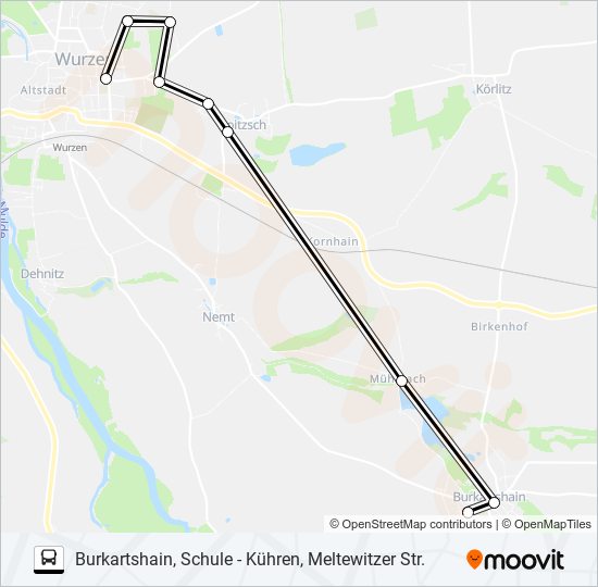 655 Route: Schedules, Stops & Maps - Wurzen, Clara-Zetkin-Platz >680 ...