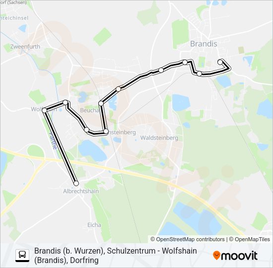 684 Route: Schedules, Stops & Maps - Albrechtshain, Borsdorfer Str ...