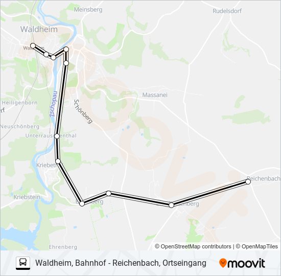 920 Route: Fahrpläne, Haltestellen & Karten - Reichenbach, Ortseingang ...