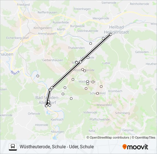 13 Route: Schedules, Stops & Maps - Heilbad Heiligenstadt, Zob (Updated)