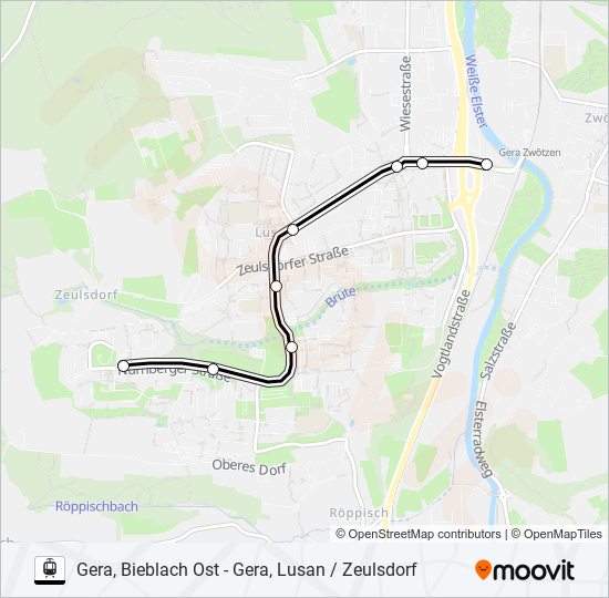 3 Route: Schedules, Stops & Maps - Gera, Betriebshof Gvb (Updated)