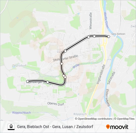 3 Route: Schedules, Stops & Maps - Gera, Betriebshof Gvb (Updated)