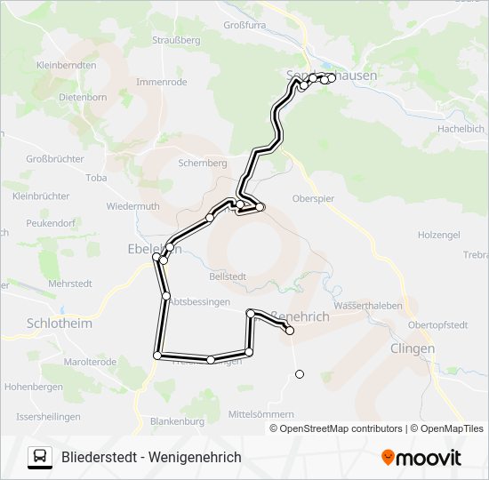 434 Route: Schedules, Stops & Maps - Großenehrich (Updated)