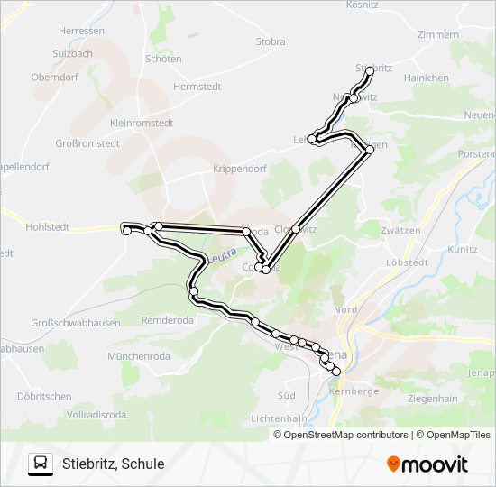 425 Route: Schedules, Stops & Maps - Stiebritz, Schule (Updated)