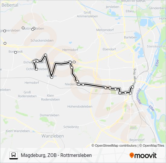 612 Route: Schedules, Stops & Maps - Magdeburg Zob (Updated)