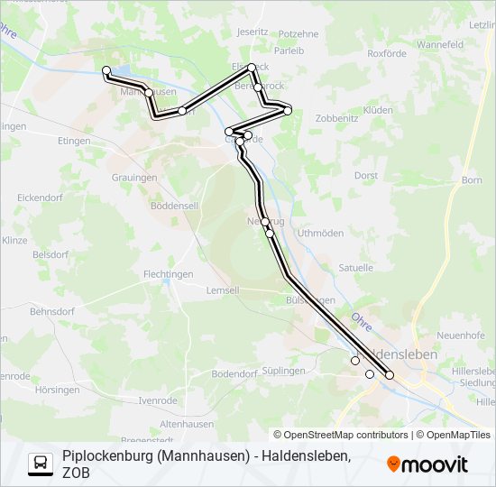 620 Route: Schedules, Stops & Maps - Haldensleben Zob (Updated)