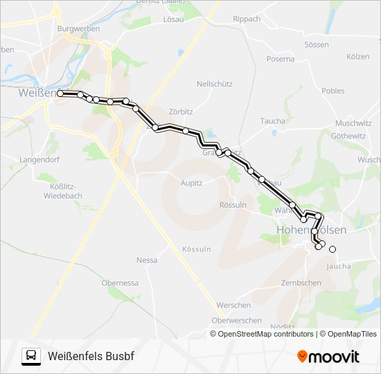 800 Route: Schedules, Stops & Maps - Weißenfels Busbf (Updated)