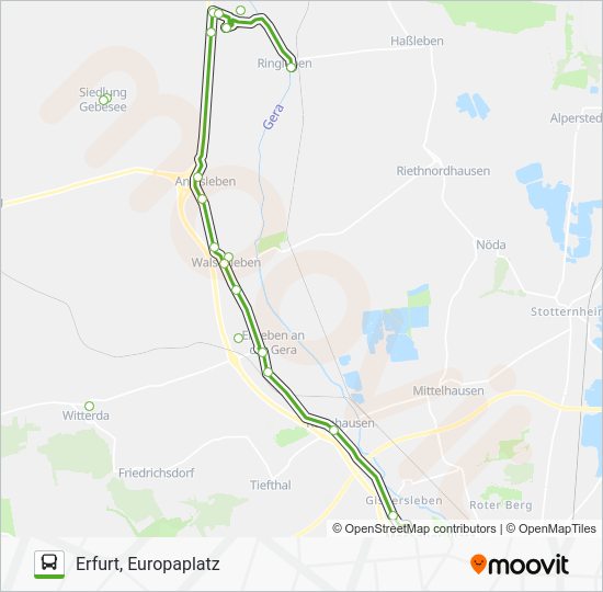 111 Route: Schedules, Stops & Maps - Erfurt, Europaplatz (Updated)