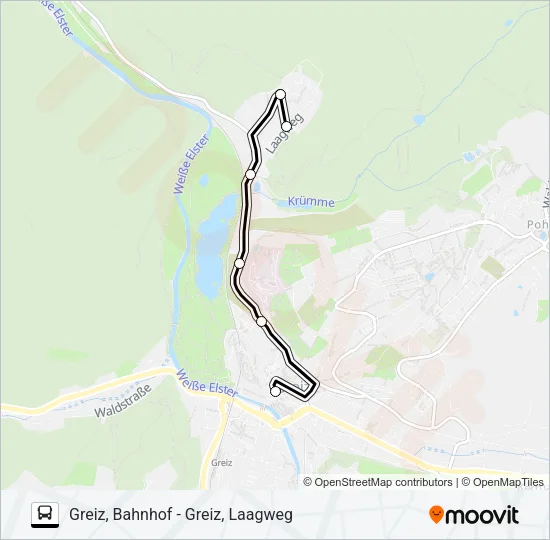 13 Route: Schedules, Stops & Maps - Greiz, Puschkinplatz (Updated)