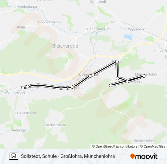 282 Route: Schedules, Stops & Maps - Sollstedt, Schule (Updated)