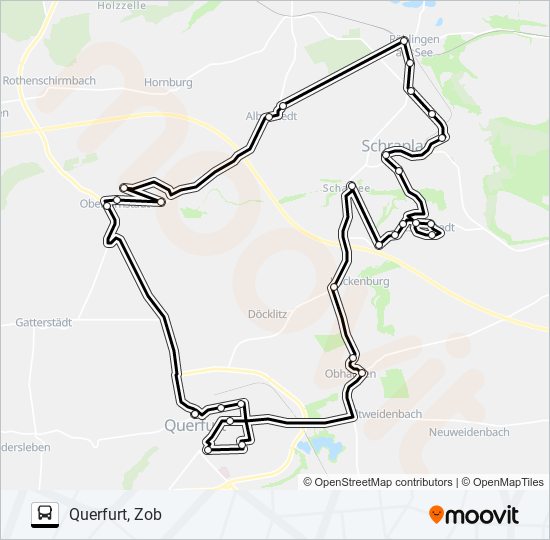 704 Route: Schedules, Stops & Maps - Querfurt, Zob (Updated)